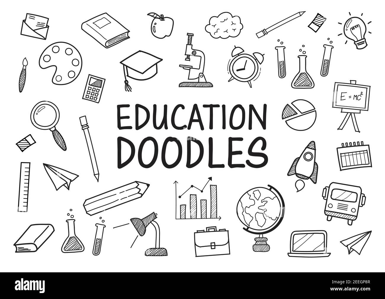 Freehand drawing vector vectors Cut Out Stock Images & Pictures - Alamy