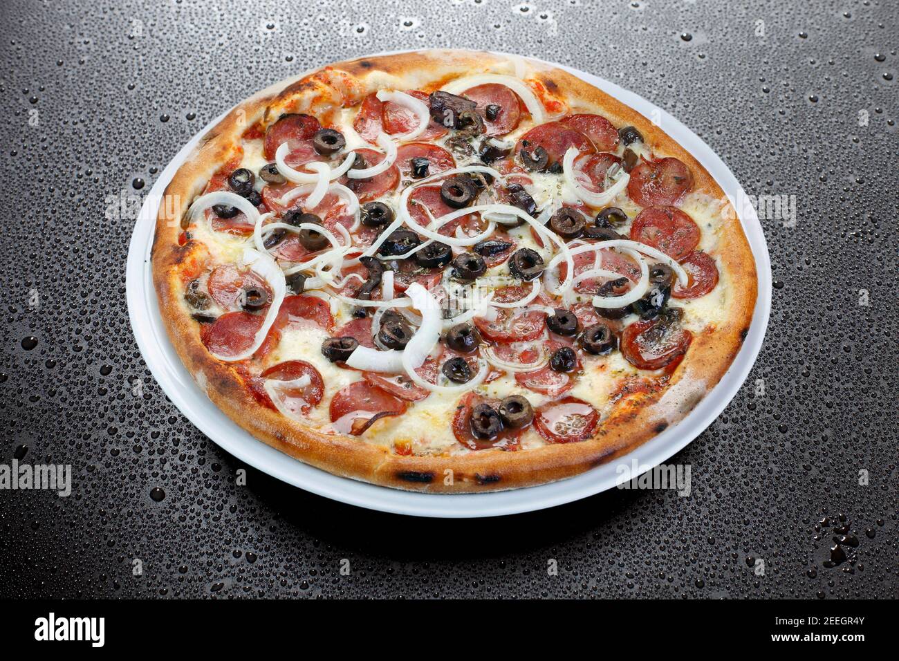 Pizza pepperoni Stock Photo - Alamy