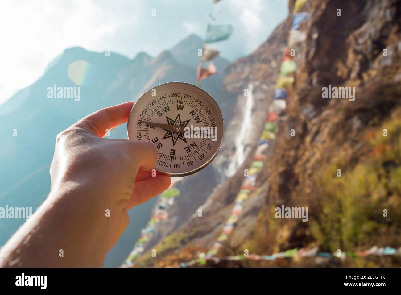 Round compass hi-res stock photography and images - Alamy
