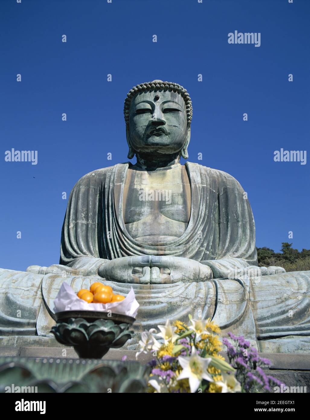 Japan, Honshu, Tokyo, Kamakura, Great Buddha aka Daibutsu Statue Stock ...