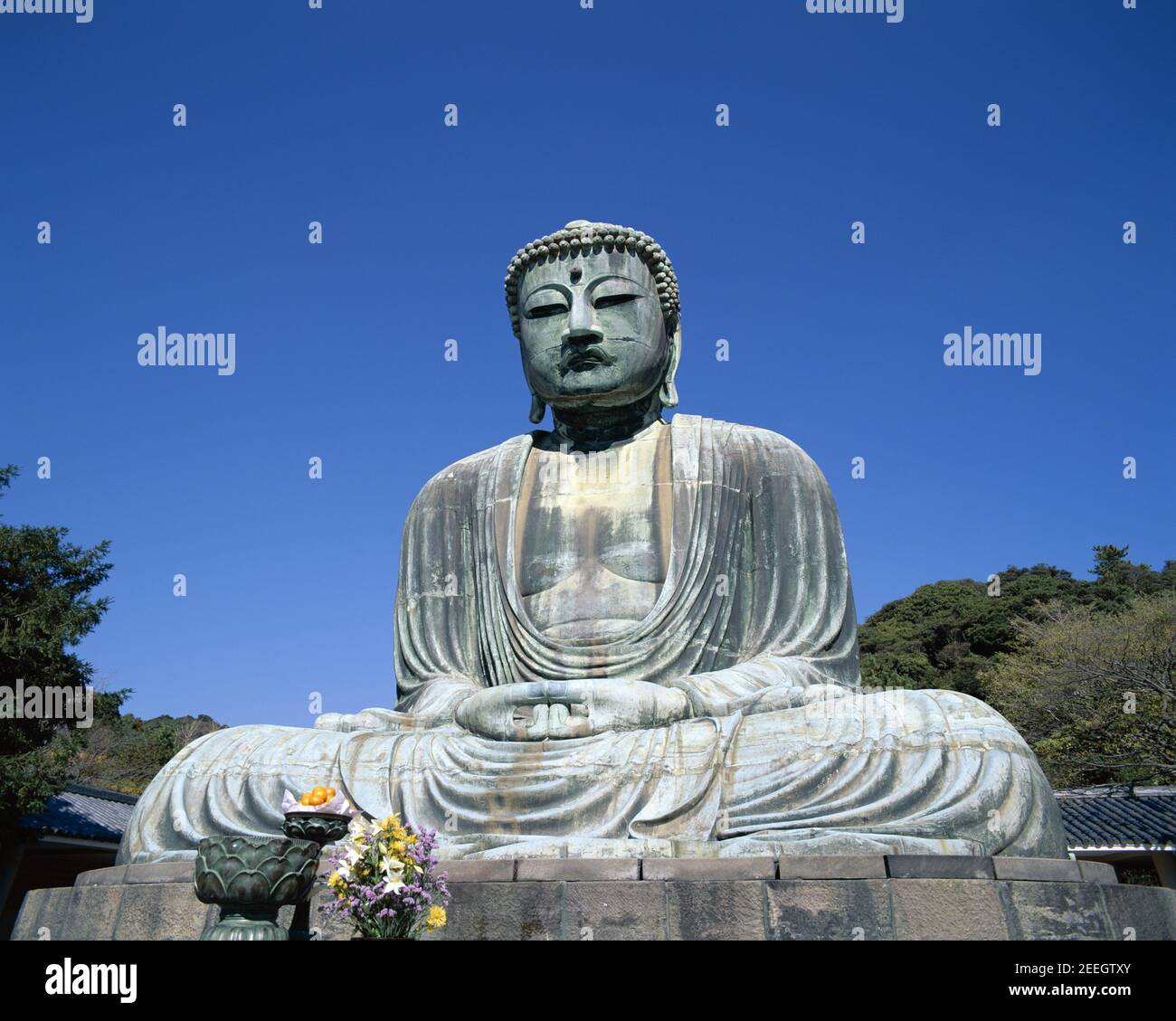 Japan, Honshu, Tokyo, Kamakura, Great Buddha aka Daibutsu Statue Stock ...