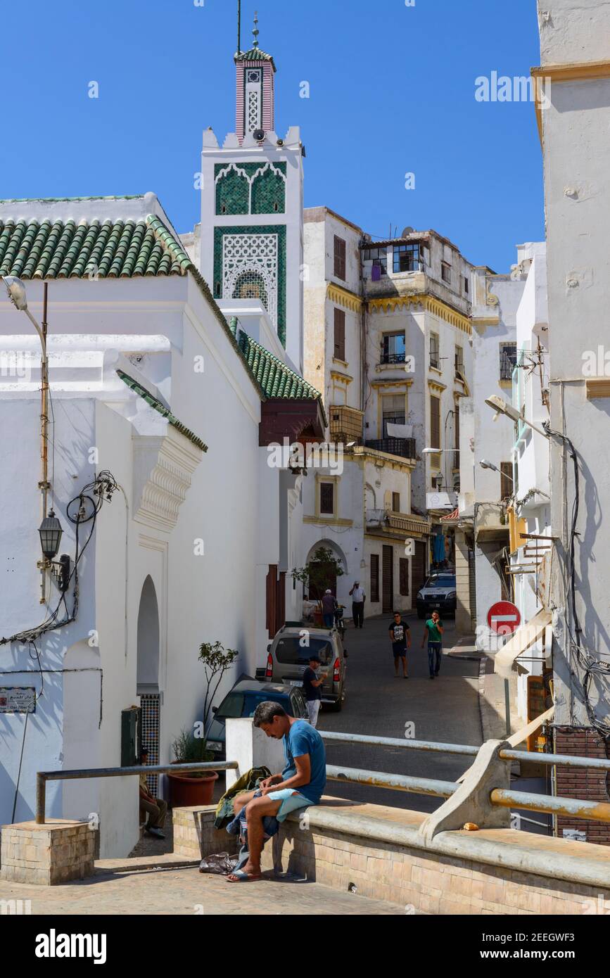 The Grand Mosque of Tangier Stock Photo - Alamy