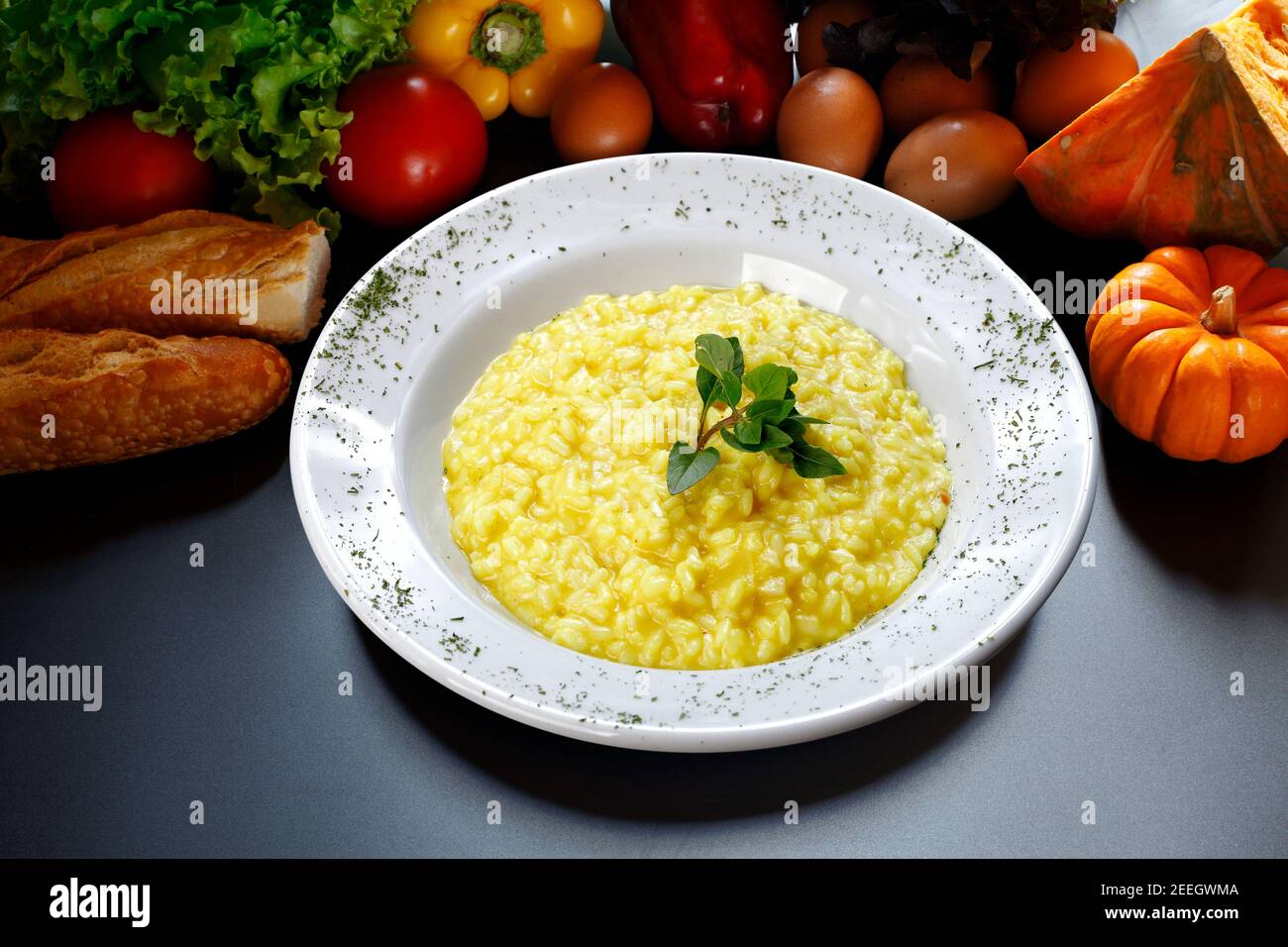 Indian mushroom pilaf hi-res stock photography and images - Alamy