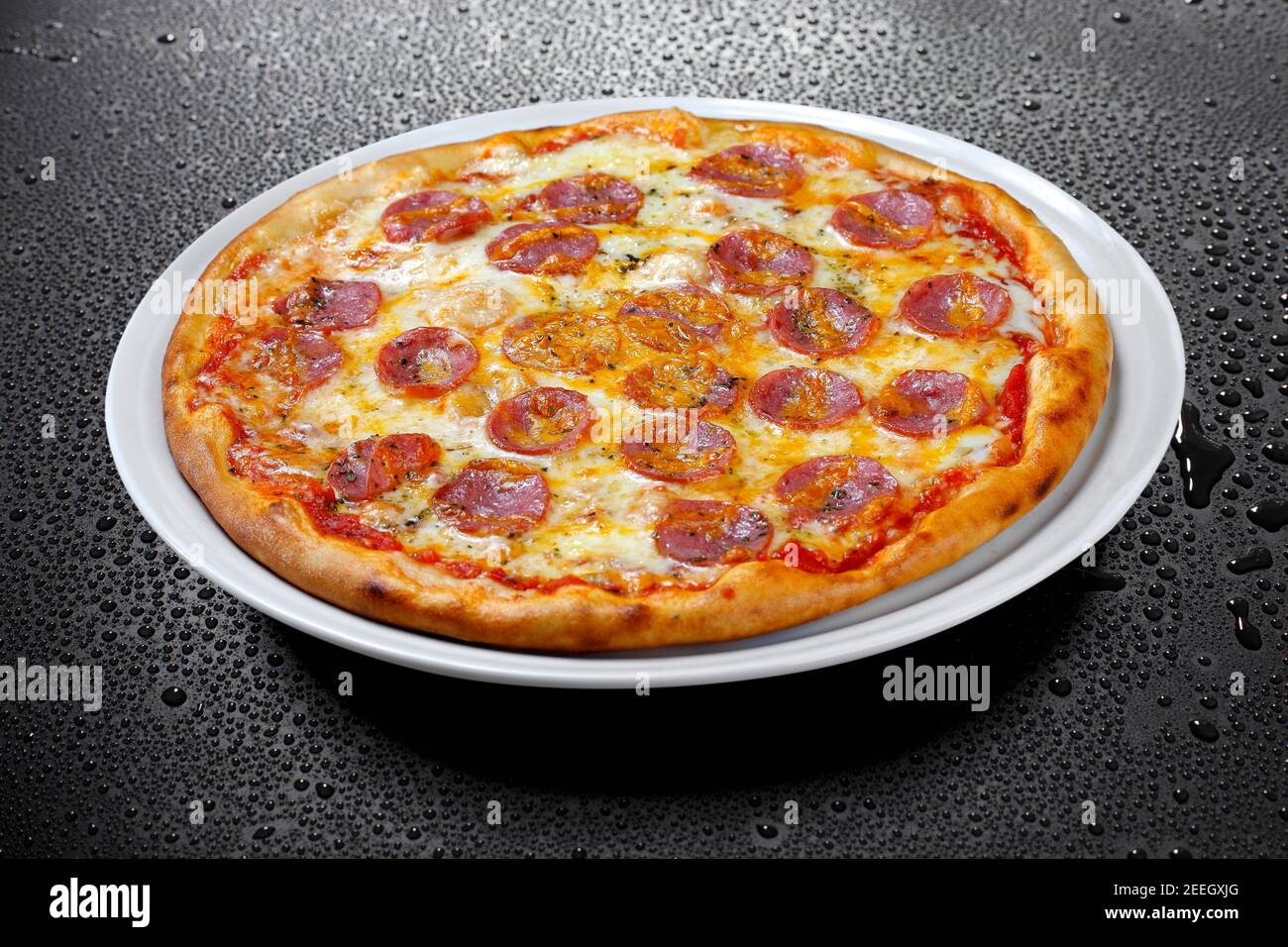 Pizza pepperoni Stock Photo - Alamy