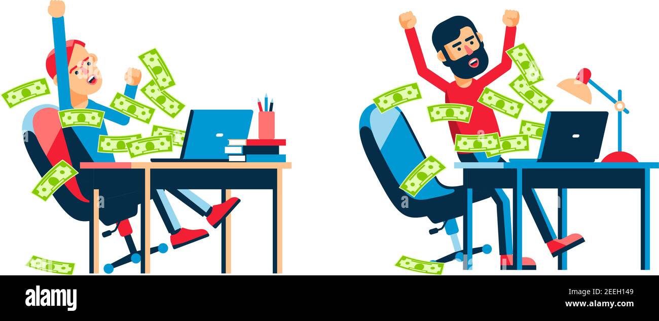 Freelance income profit money finance Cut Out Stock Images & Pictures ...