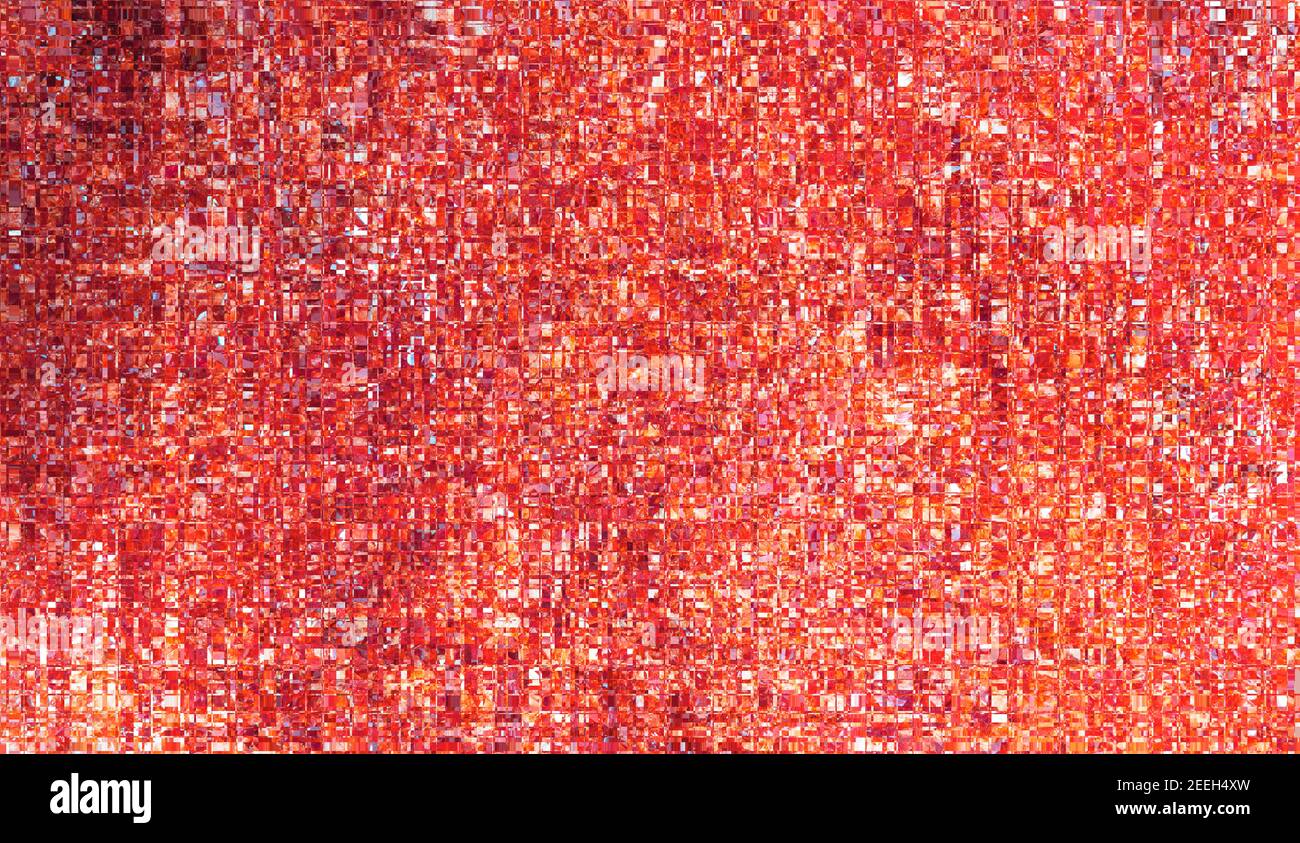 Abstract red background with mosaic patterns Stock Photo - Alamy