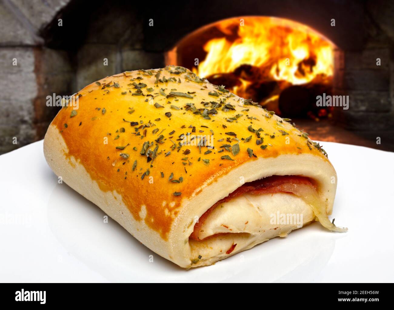 baked stuffed bread Stock Photo - Alamy