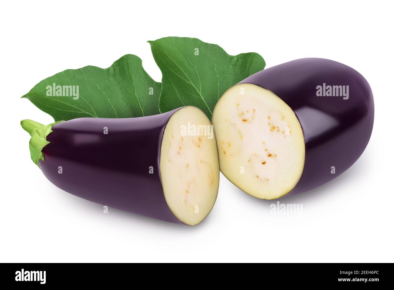 Aubergine plant eggplant field hi-res stock photography and images - Alamy