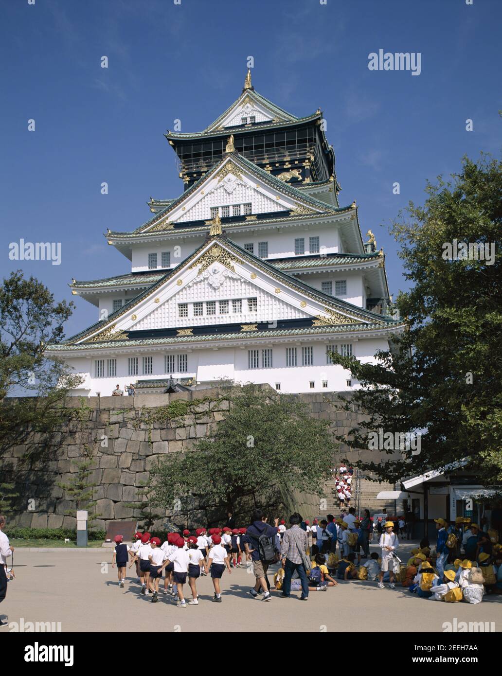 Japan, Honshu, Osaka, Osaka Castle Stock Photo - Alamy