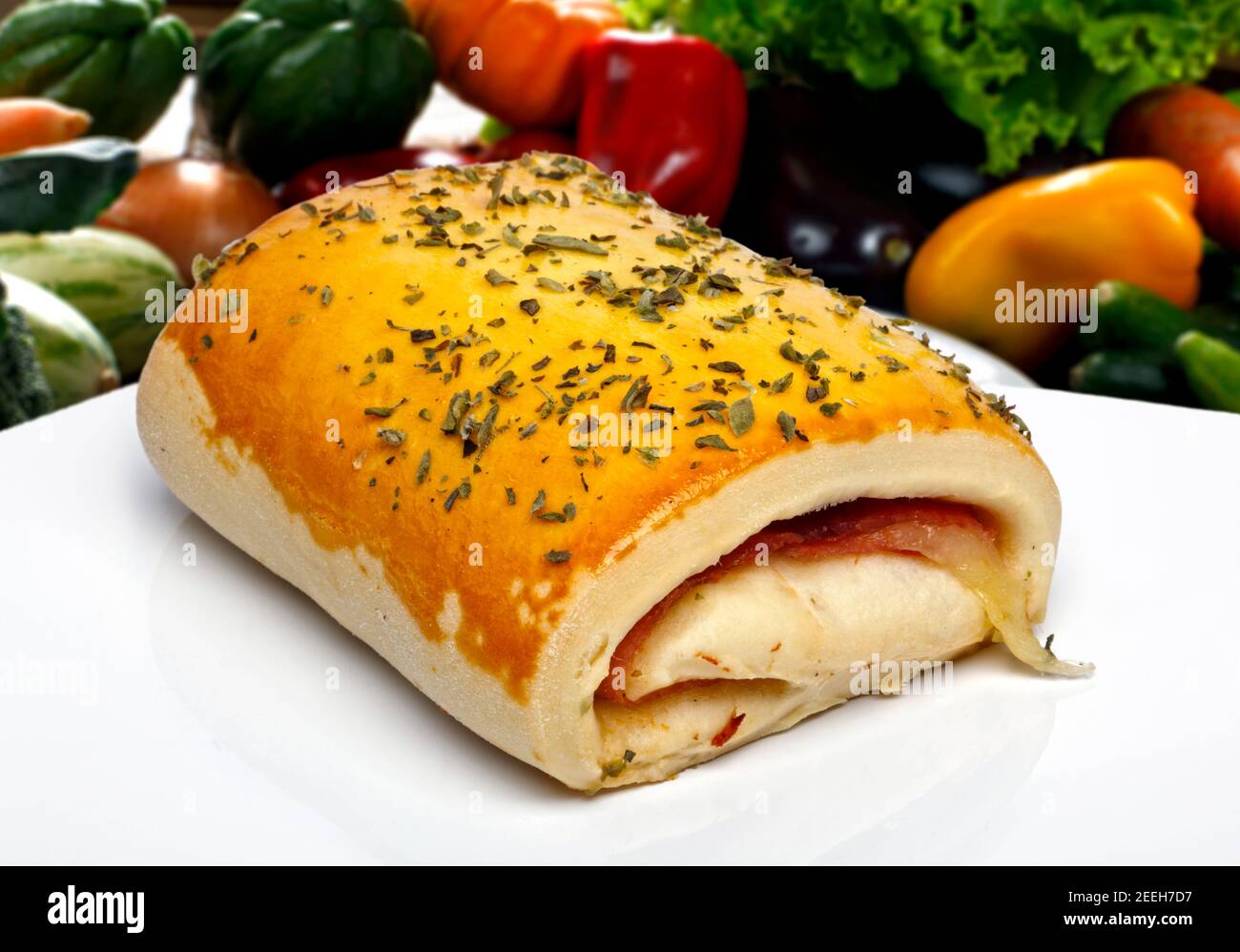 baked stuffed bread Stock Photo - Alamy