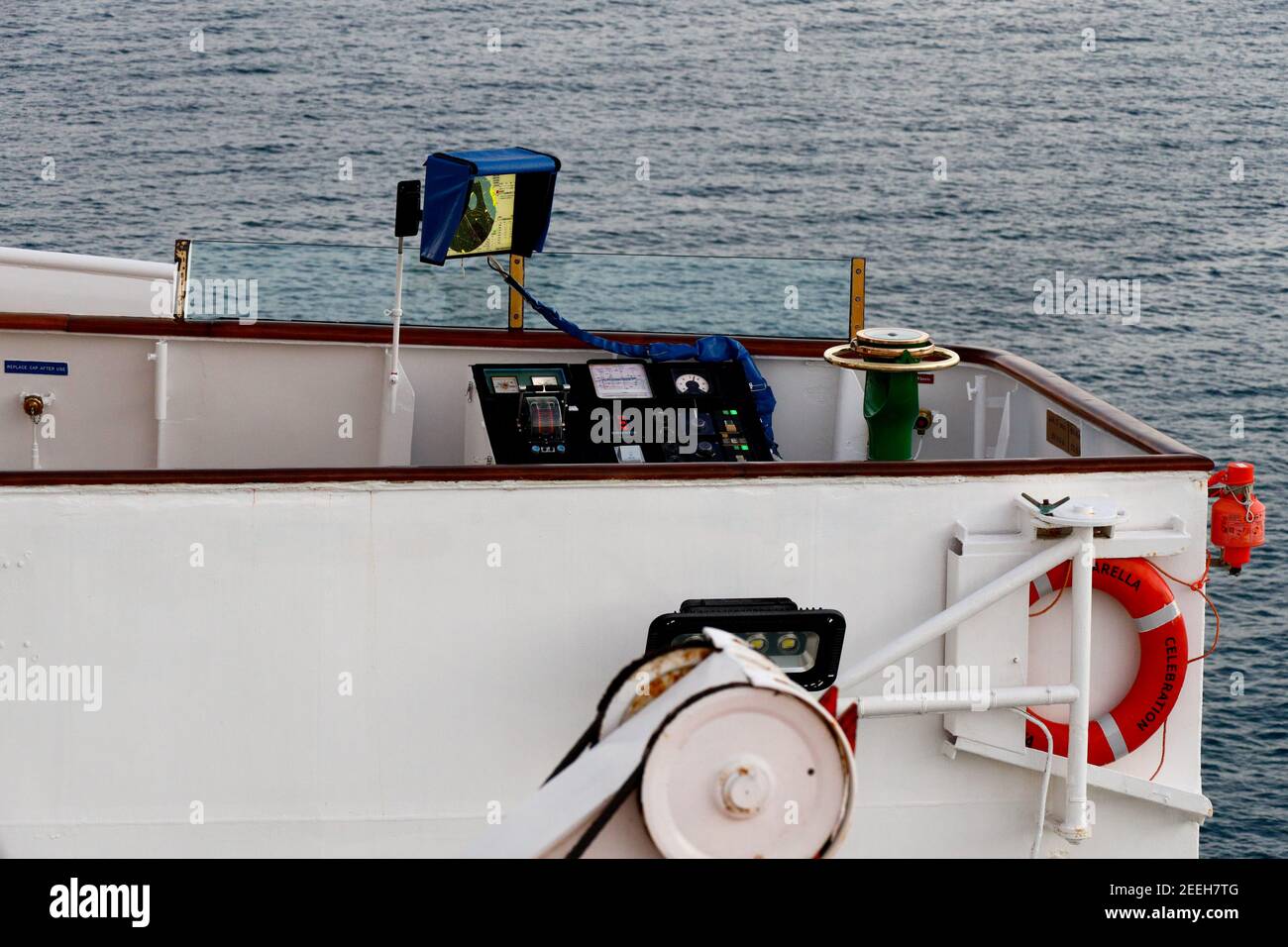 Navigation Deck and Bridge of the TUI Marella Celebration Cruise ship ...