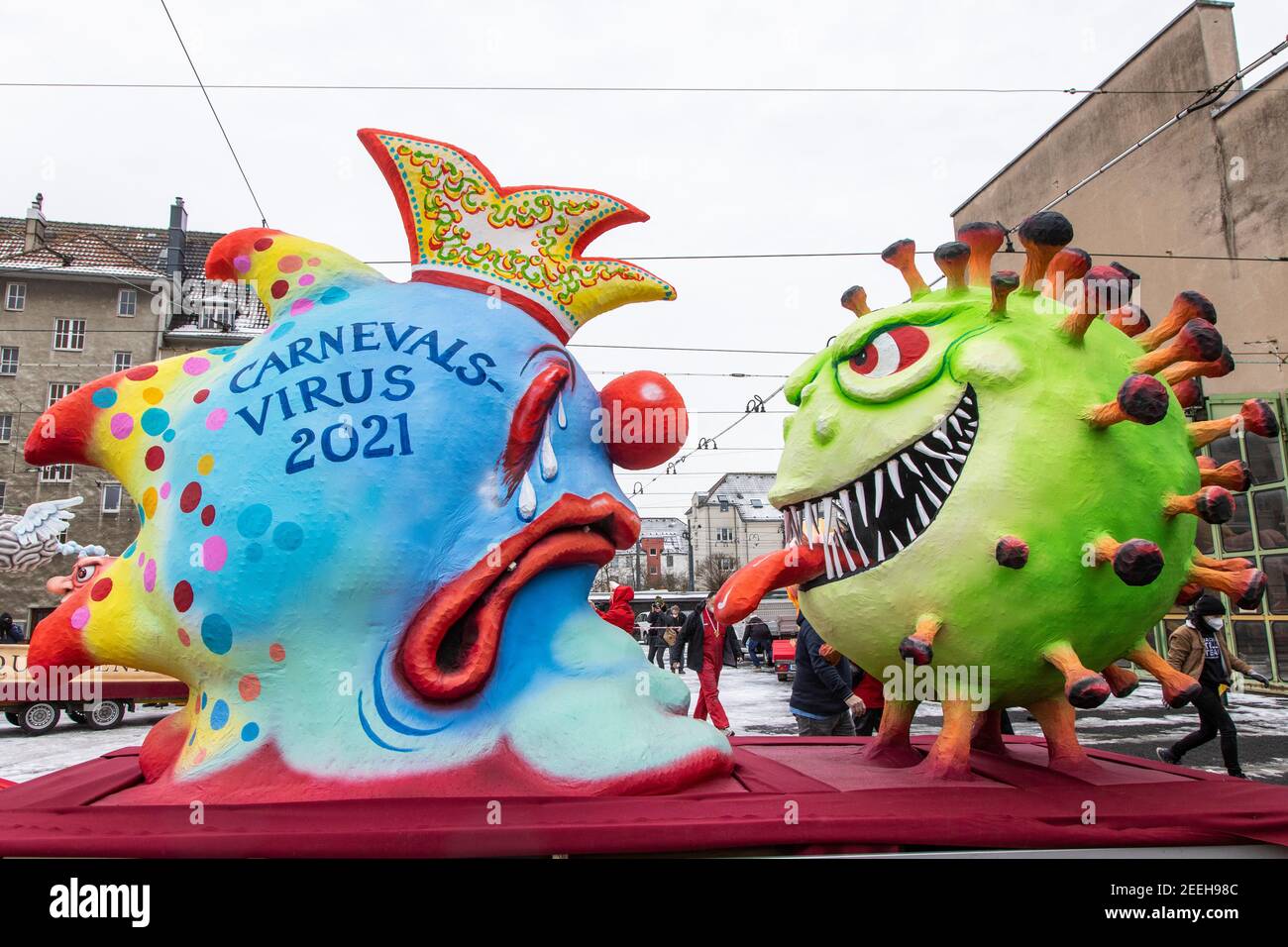 Carnival floats created by German artist Jacques Tilly were presented ...