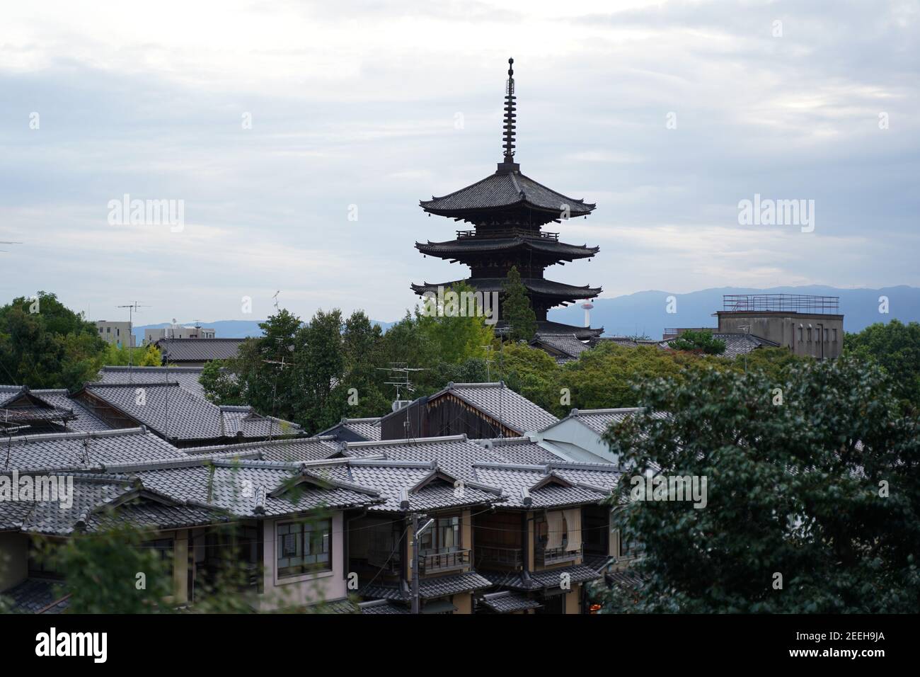 The exotic and traditional buildings captured in Kyoto, Japan Stock ...