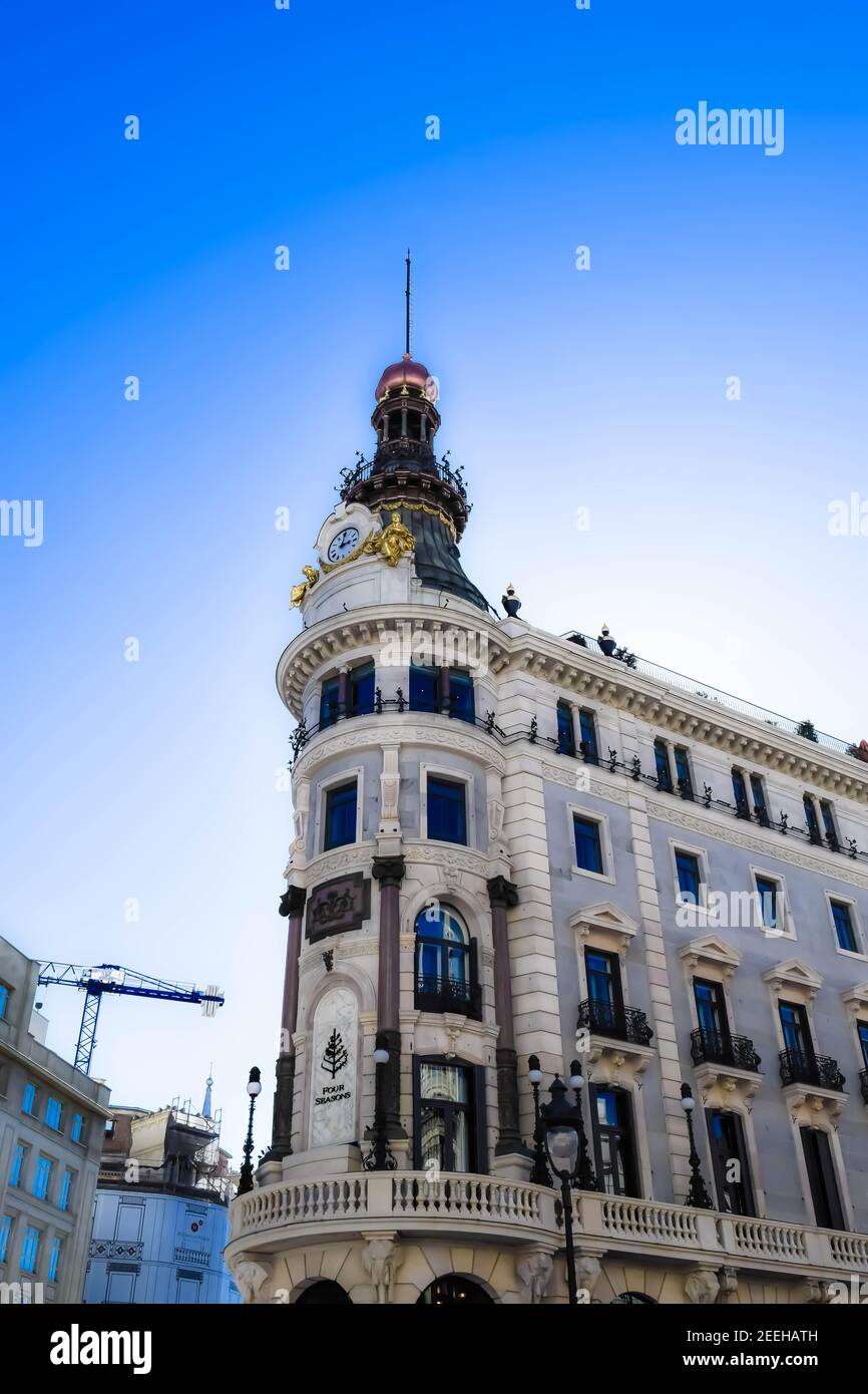 Mystical building madrid hi-res stock photography and images - Alamy