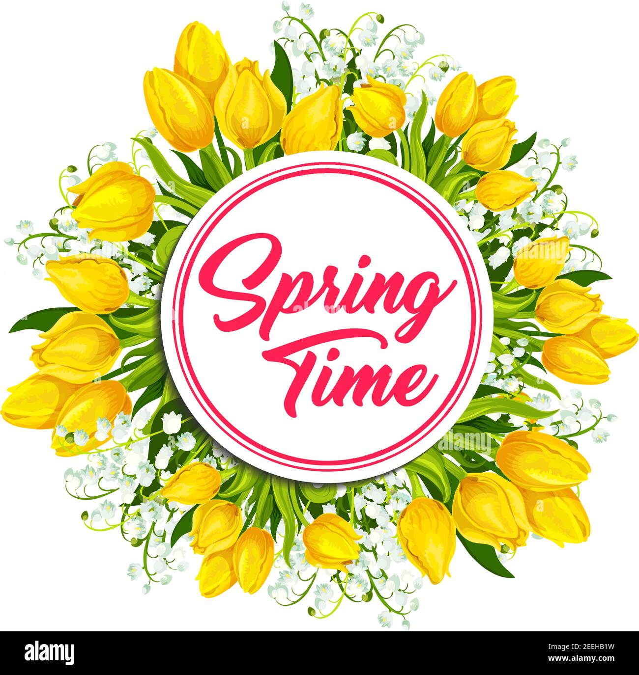 Frame lily flower in Stock Vector Images - Alamy