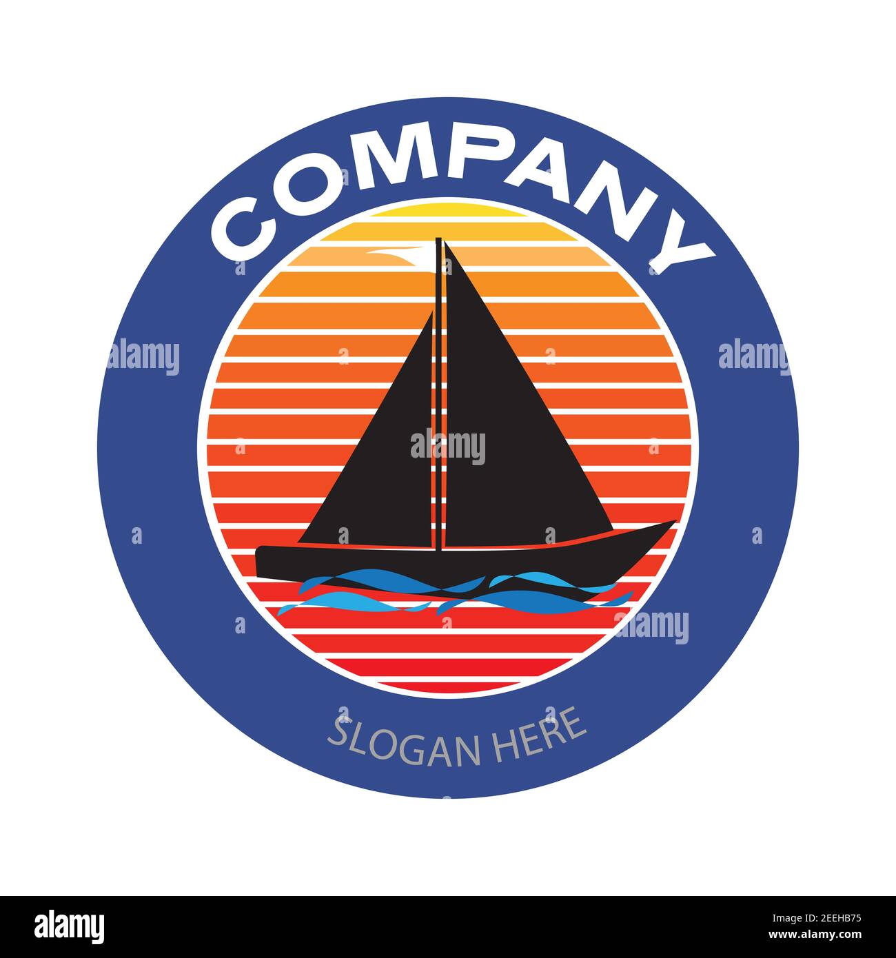 Vintage boat club Stock Vector Images - Alamy