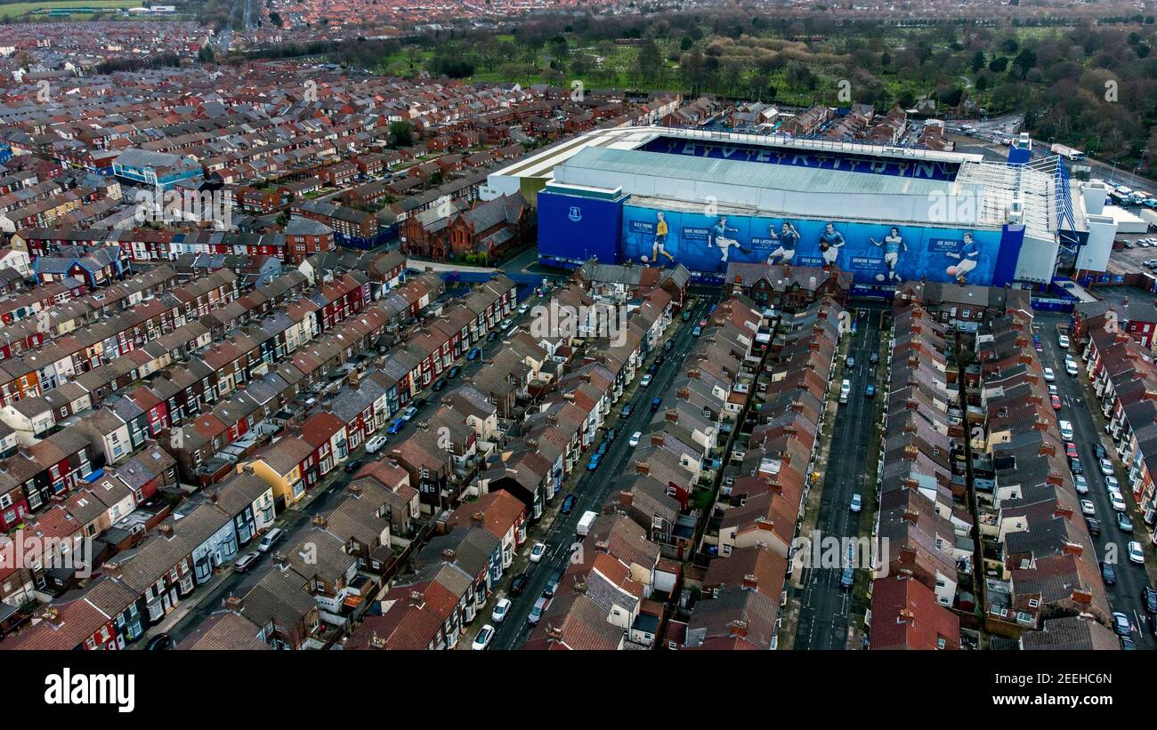 Goodison park aerial hi-res stock photography and images - Alamy