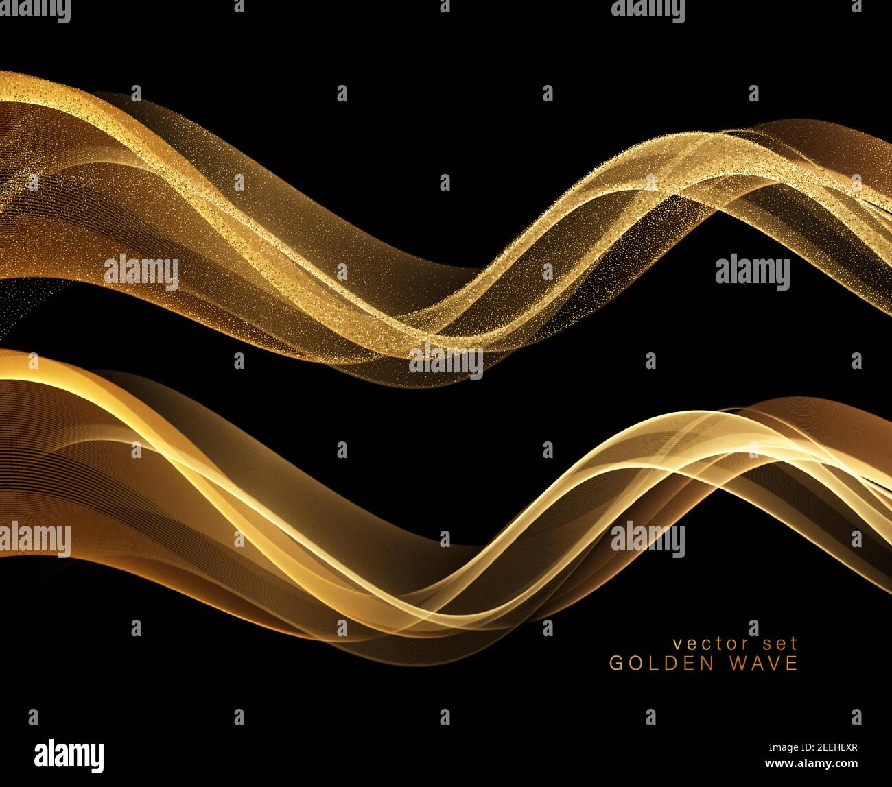 Abstract shiny color gold wave design element Stock Vector Image & Art ... Abstract shiny color gold wave design element Stock Vector Image & Art ...
