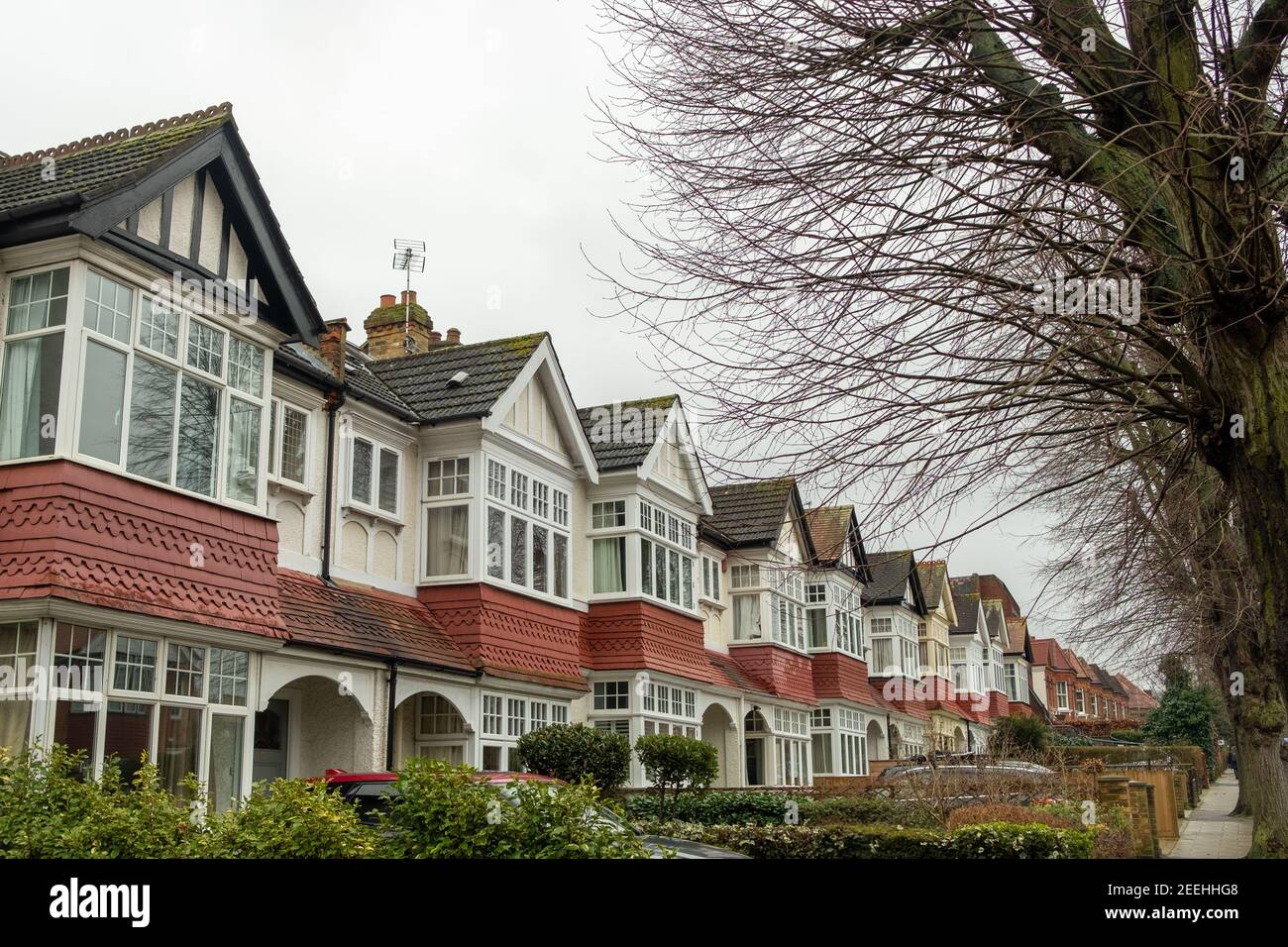 London- Large residential houses in Ealing, West London Stock Photo - Alamy