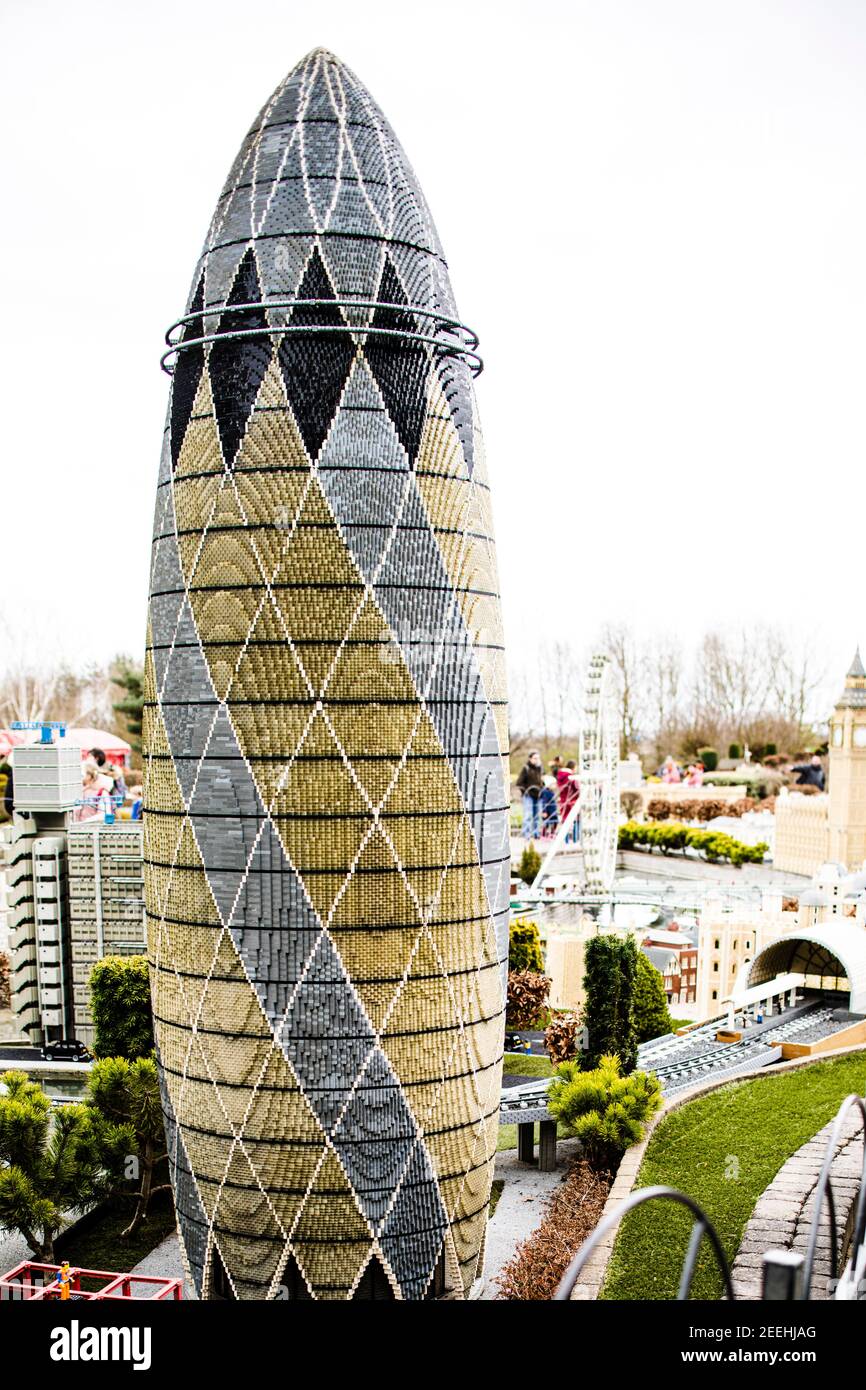 City of London miniature city at Legoland Stock Photo - Alamy