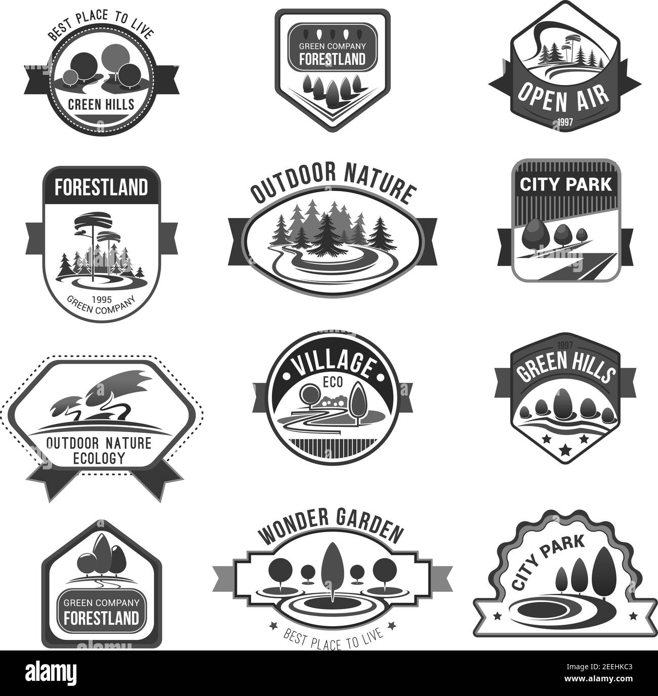 Woodland gardening Black and White Stock Photos & Images - Alamy