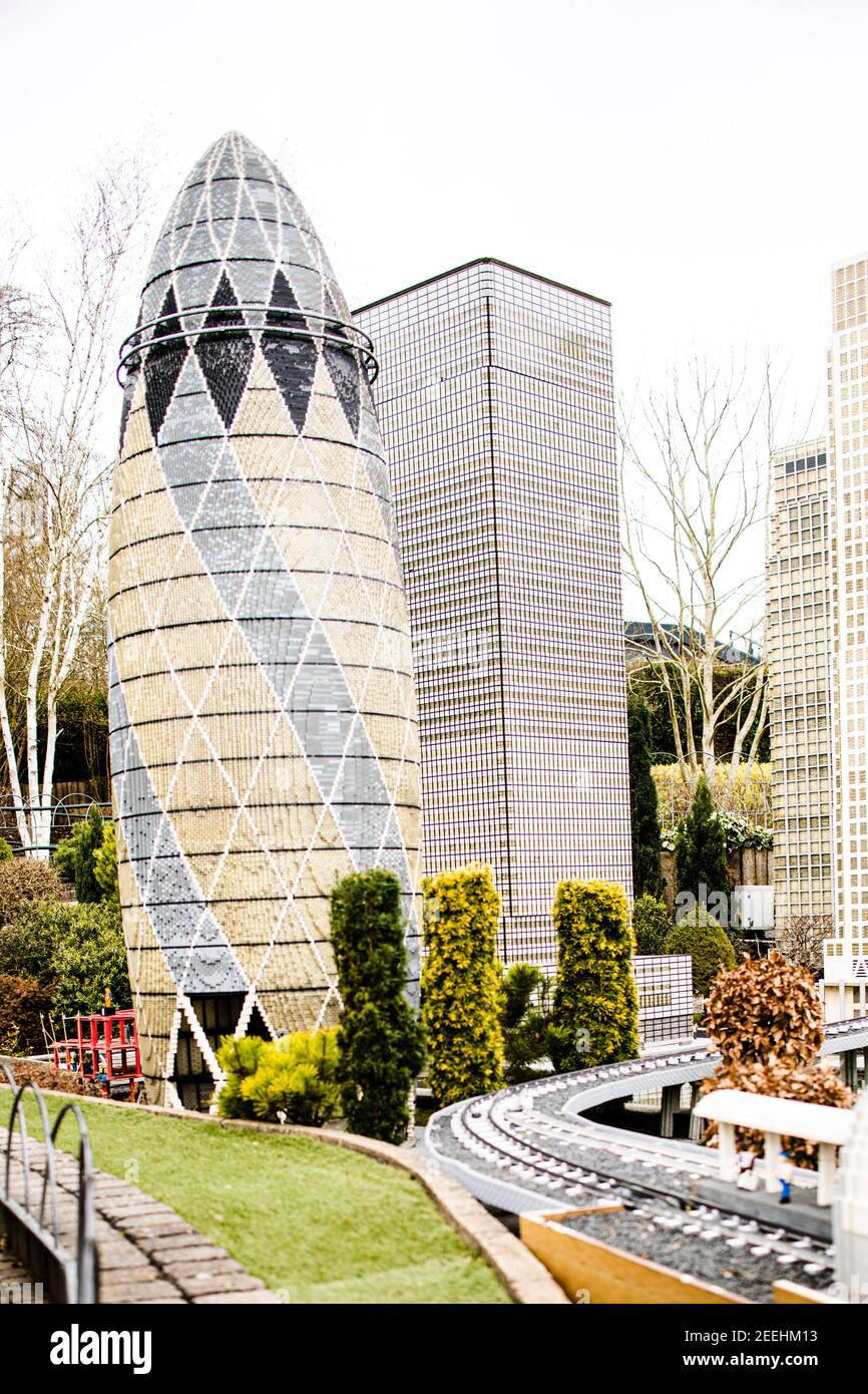 City of London miniature city at Legoland Stock Photo - Alamy