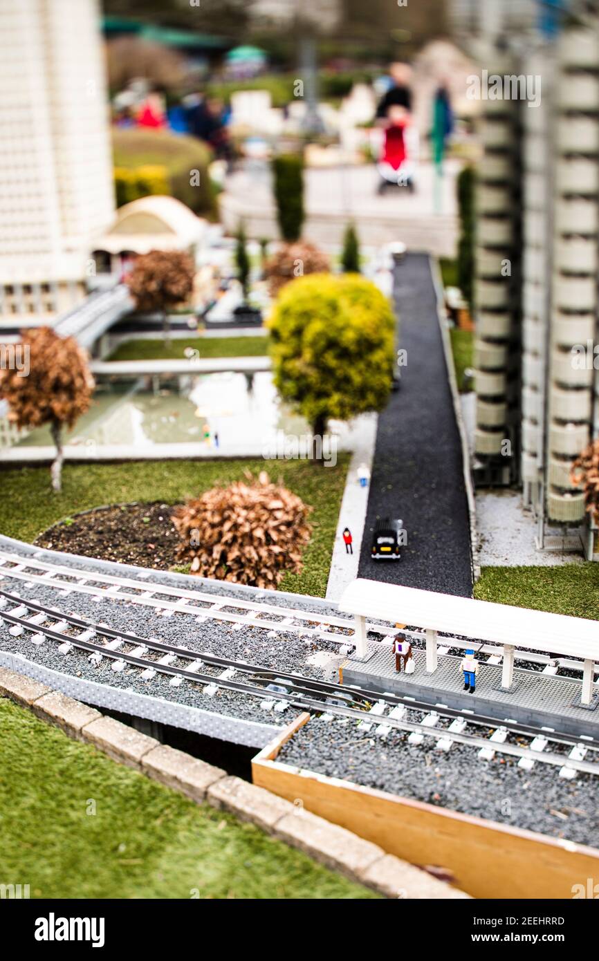 City of London miniature city at Legoland Stock Photo - Alamy