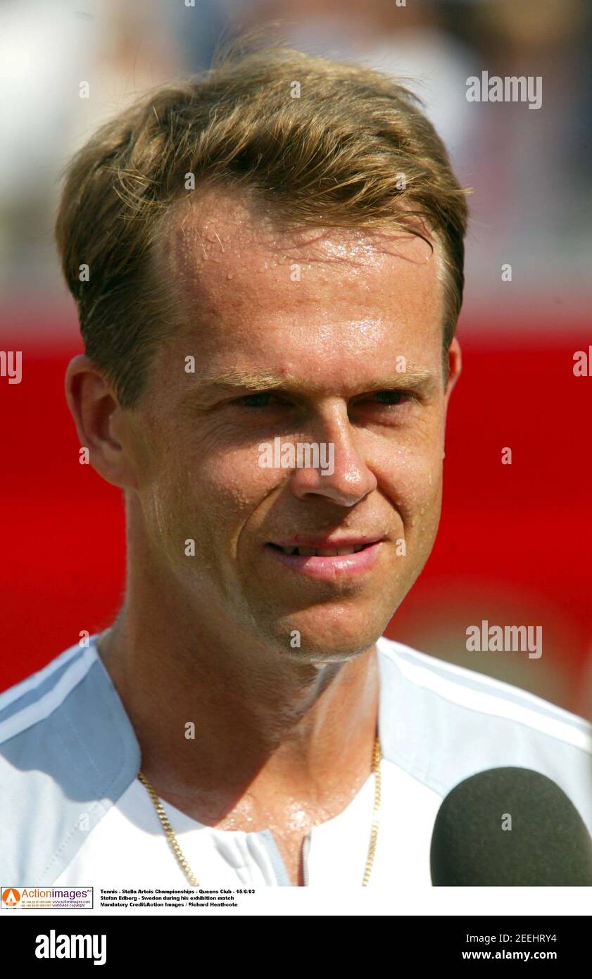 Sport tennis action stefan edberg tennis hi-res stock photography and ...