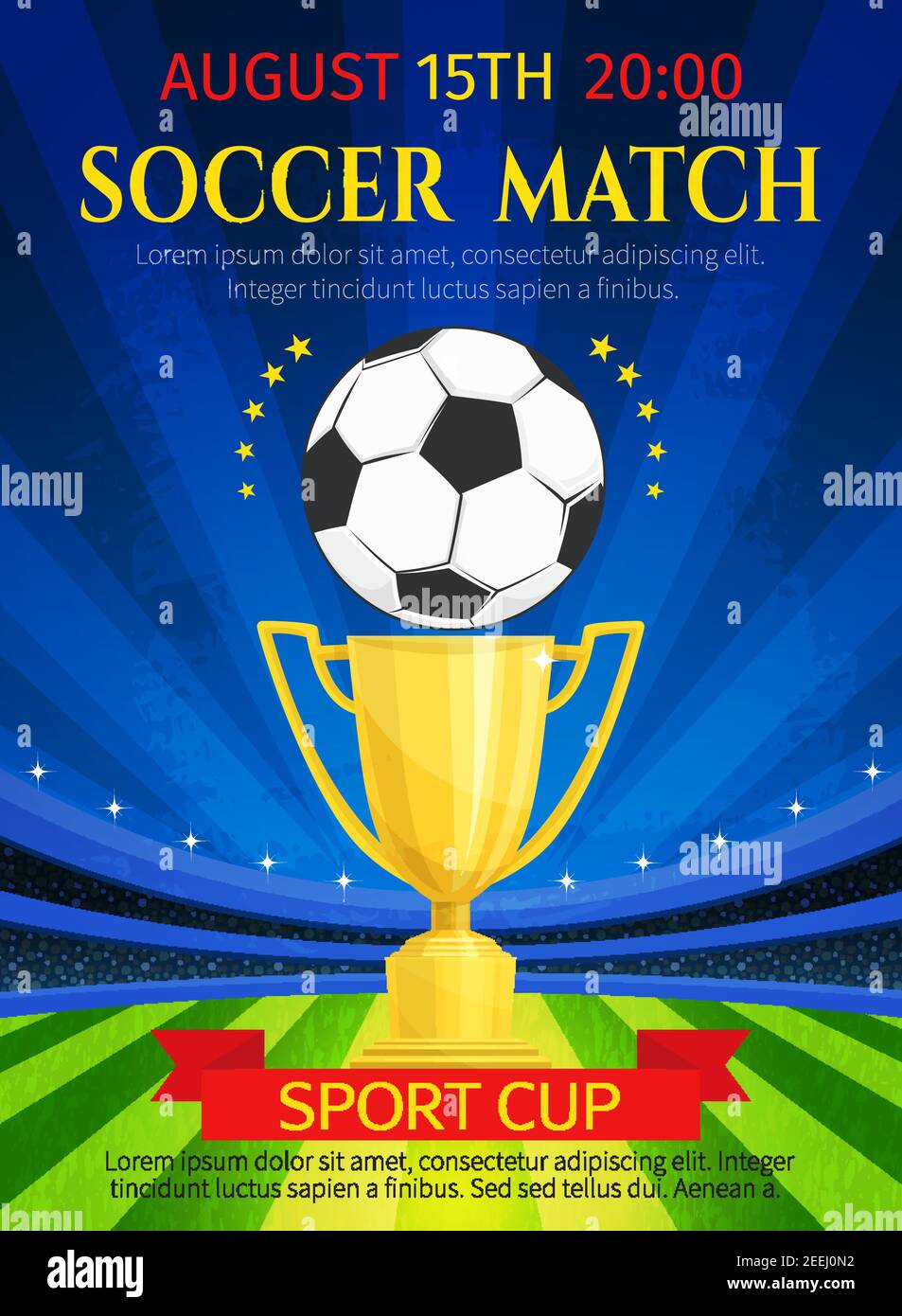 Stadium announcement Stock Vector Images - Alamy