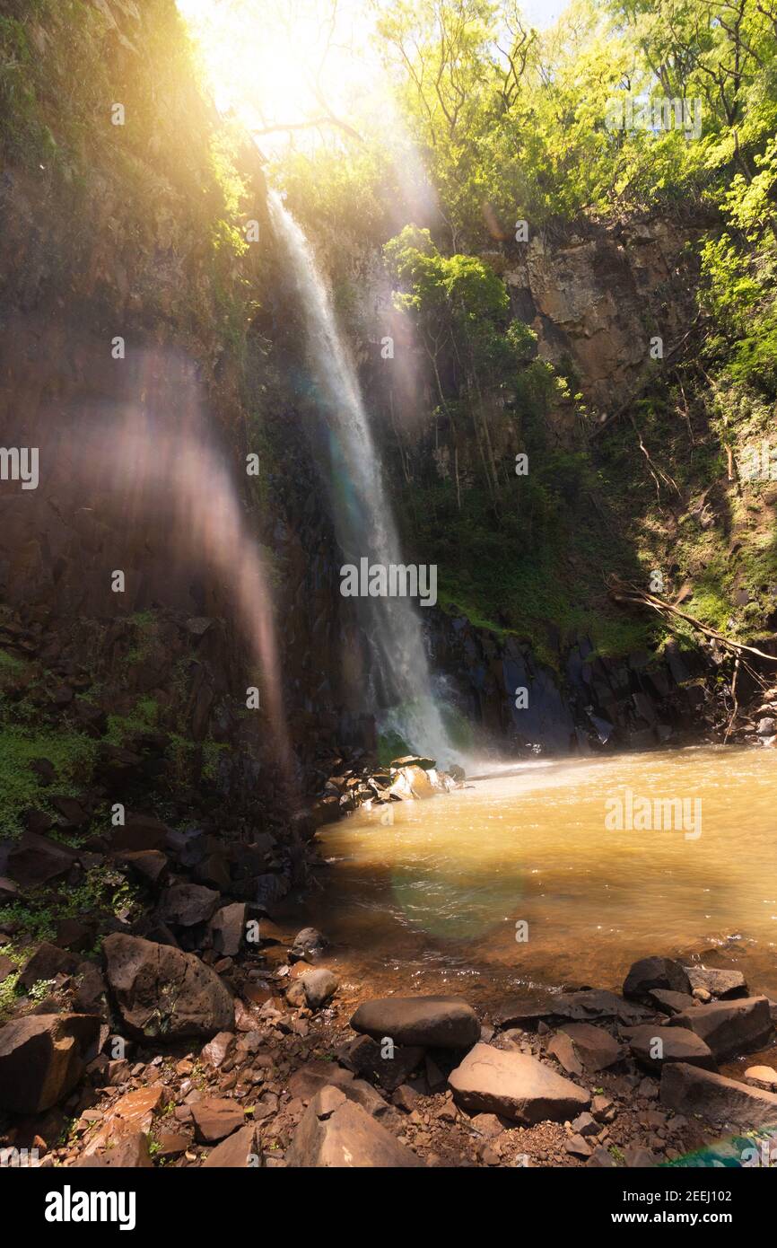 Waterfall at Brotas City, São Paulo - Brazil Stock Photo - Alamy