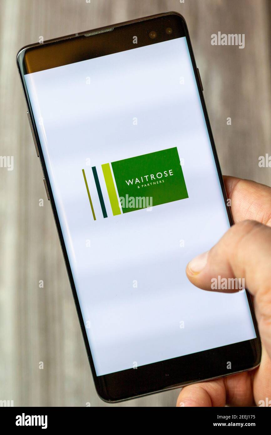 Waitrose app hi-res stock photography and images - Alamy