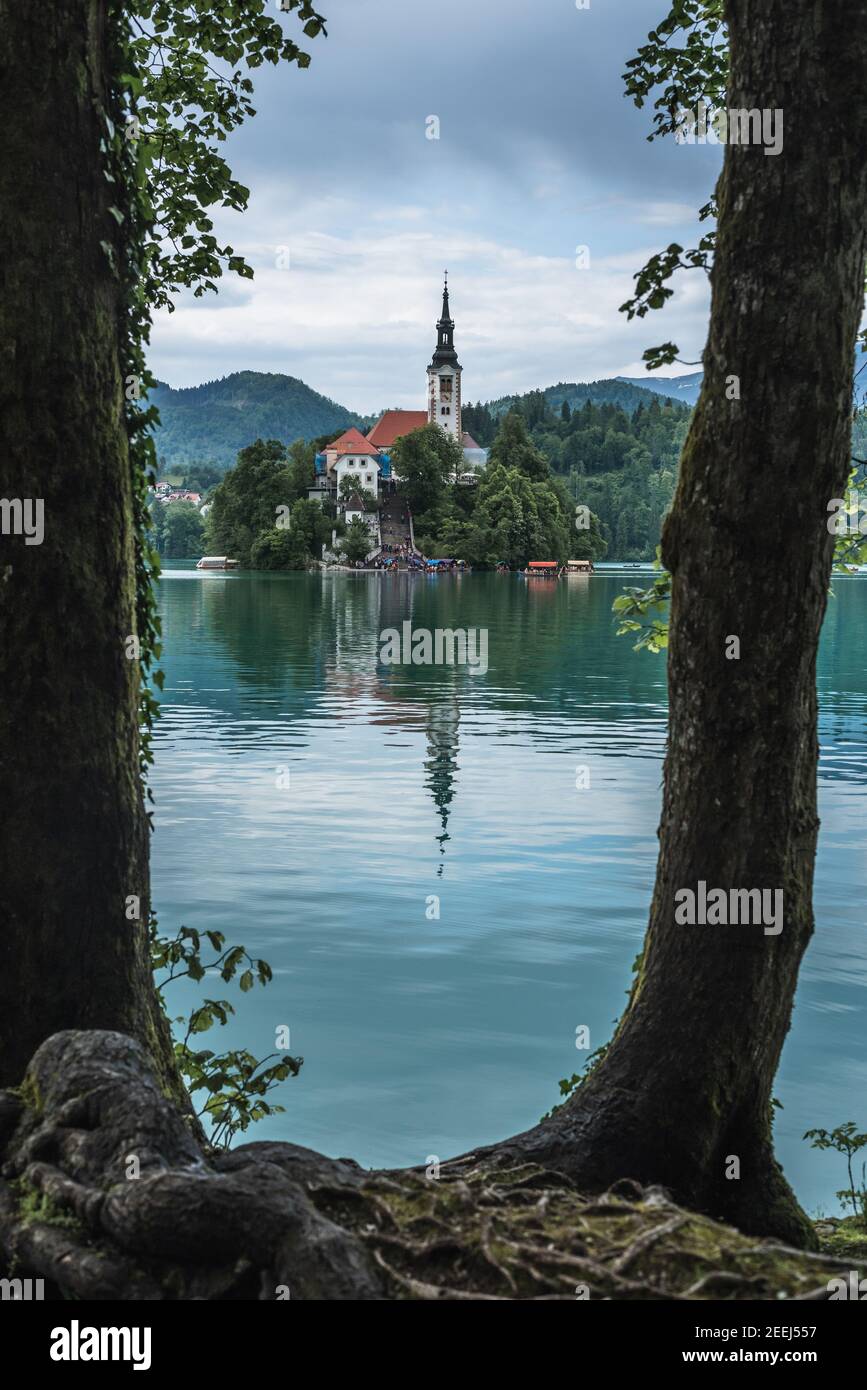 Lago di Bled Stock Photo - Alamy