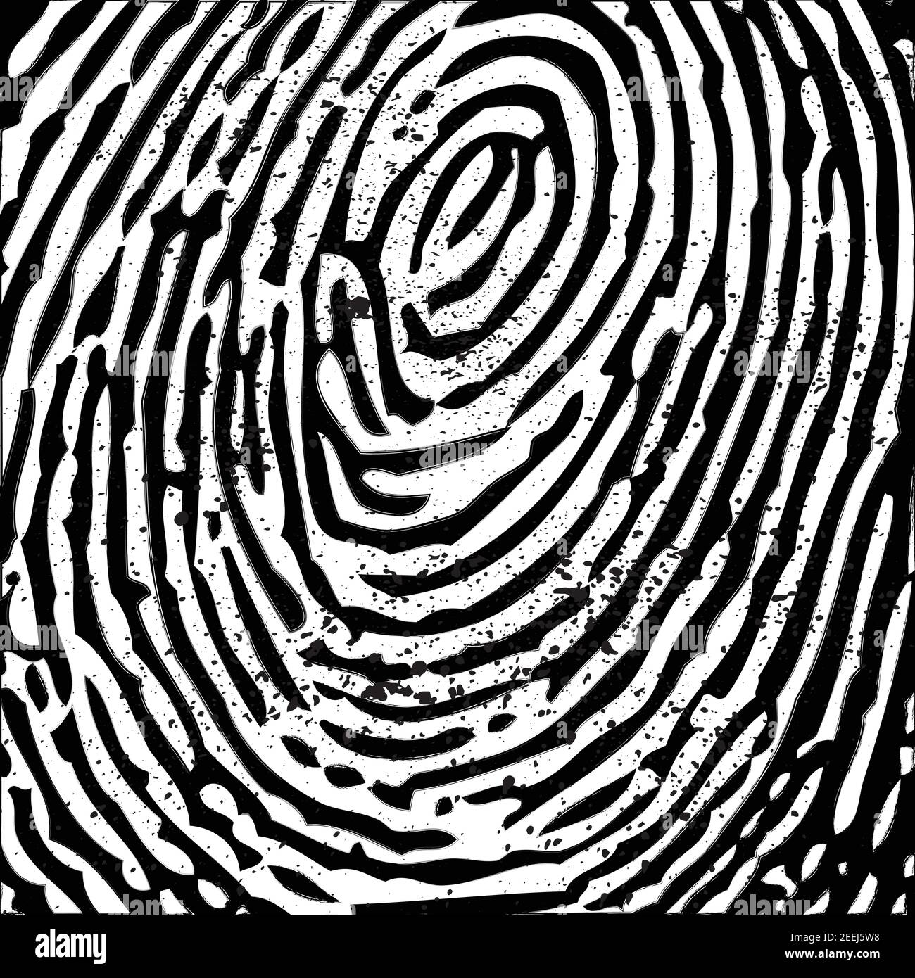 Fingerprint white background Stock Vector Image & Art - Alamy