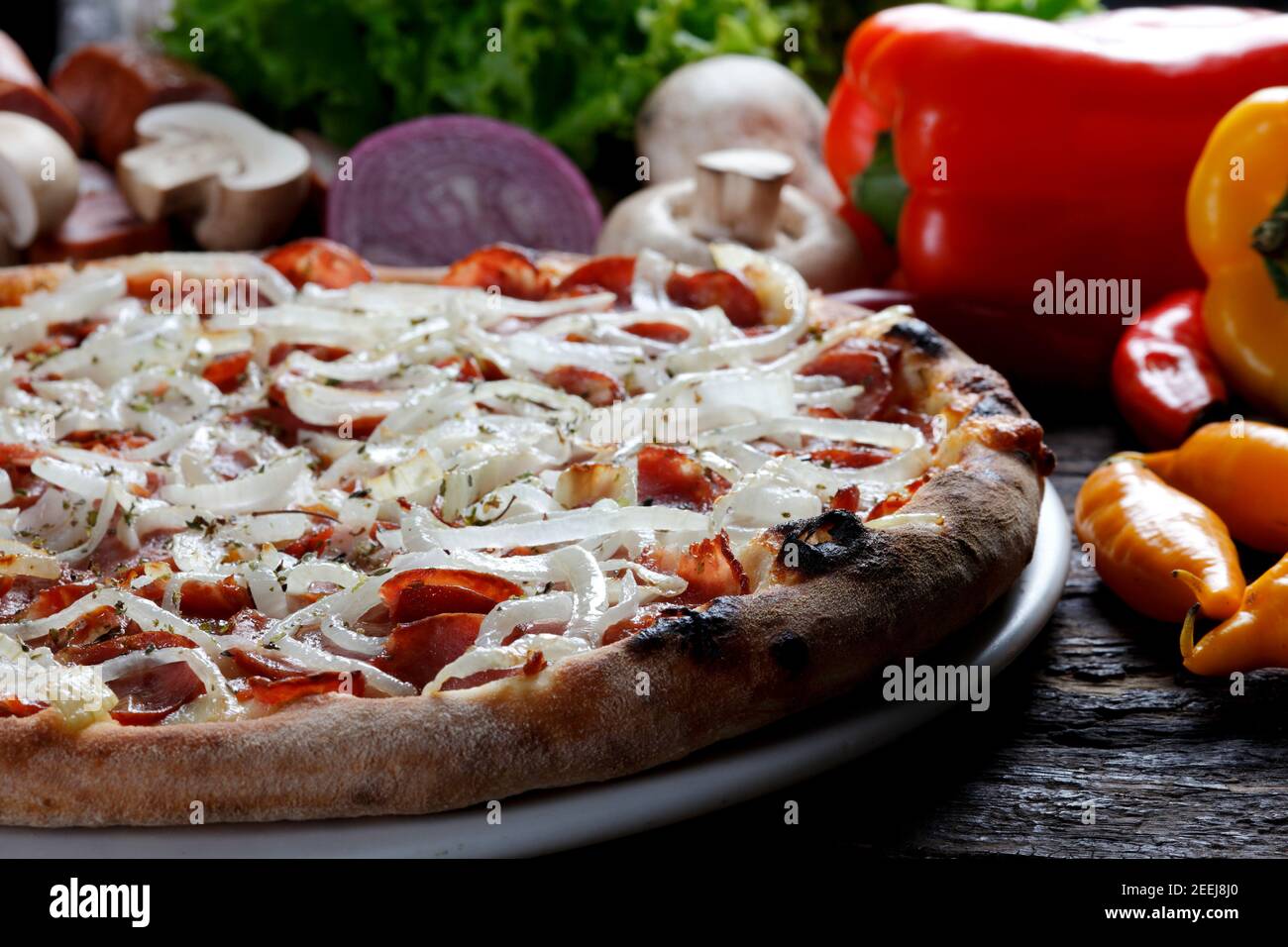 Pizza pepperoni Stock Photo - Alamy