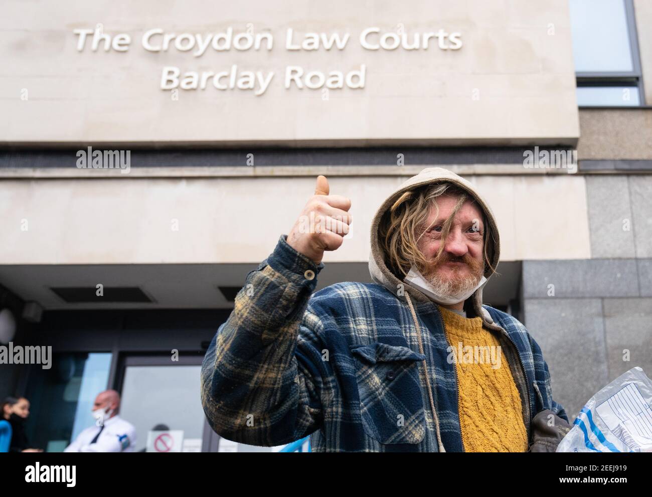 Anti-HS2 protester Scott Breen, also known as Scotty or Digger Down ...