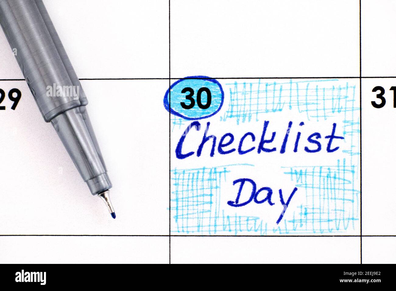 Checklist day hi-res stock photography and images - Alamy