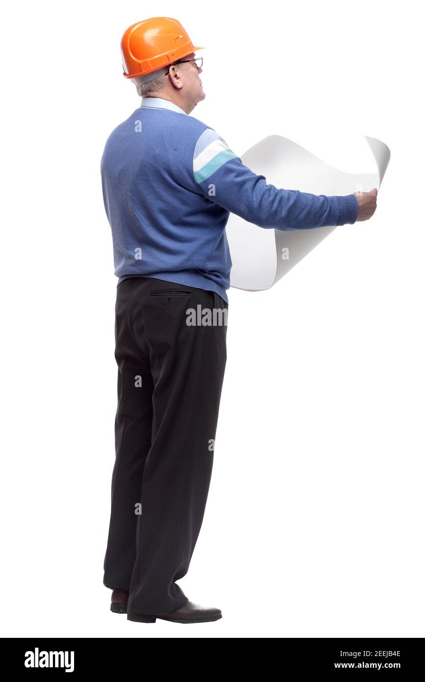 side view. an experienced senior engineer when reading the drawings ...