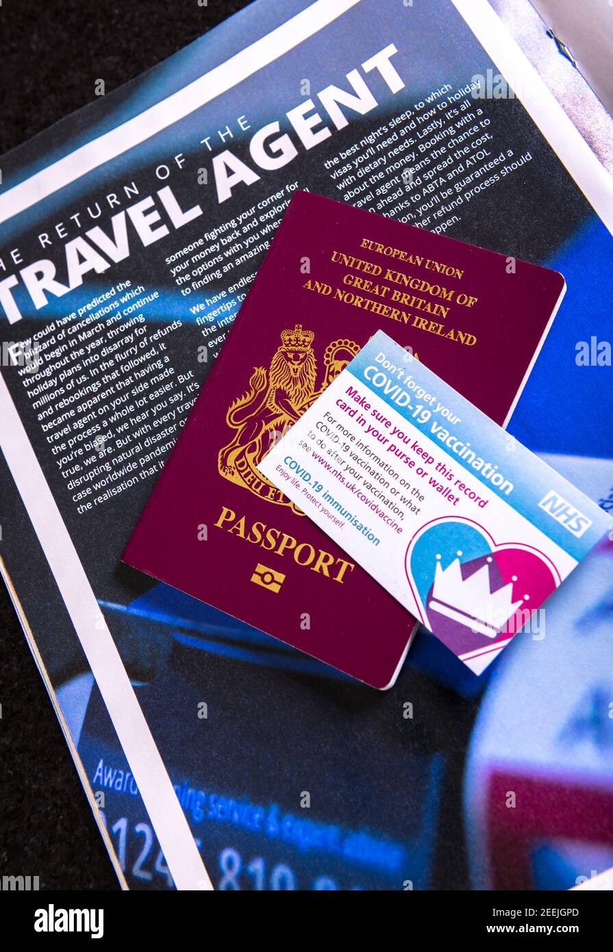 Travel immunisation passport hi-res stock photography and images - Alamy