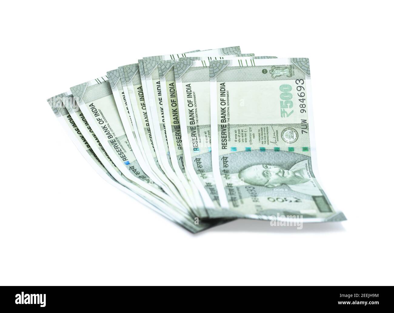 Indian currency rupee banknotes Cut Out Stock Images & Pictures - Alamy