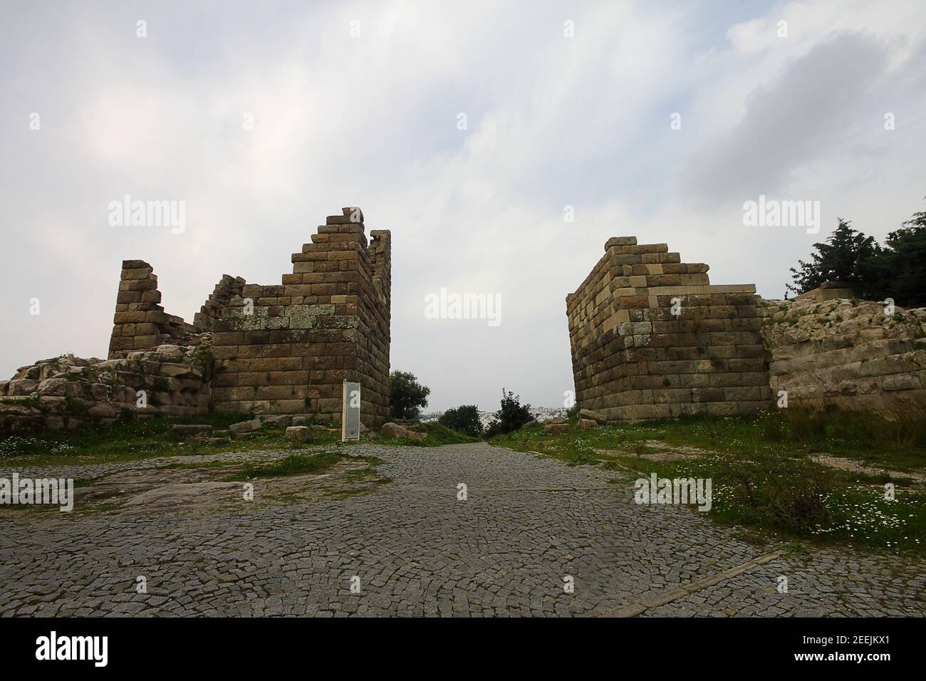 Historic site of Myndos gate the only surviving gate of the ancient ...