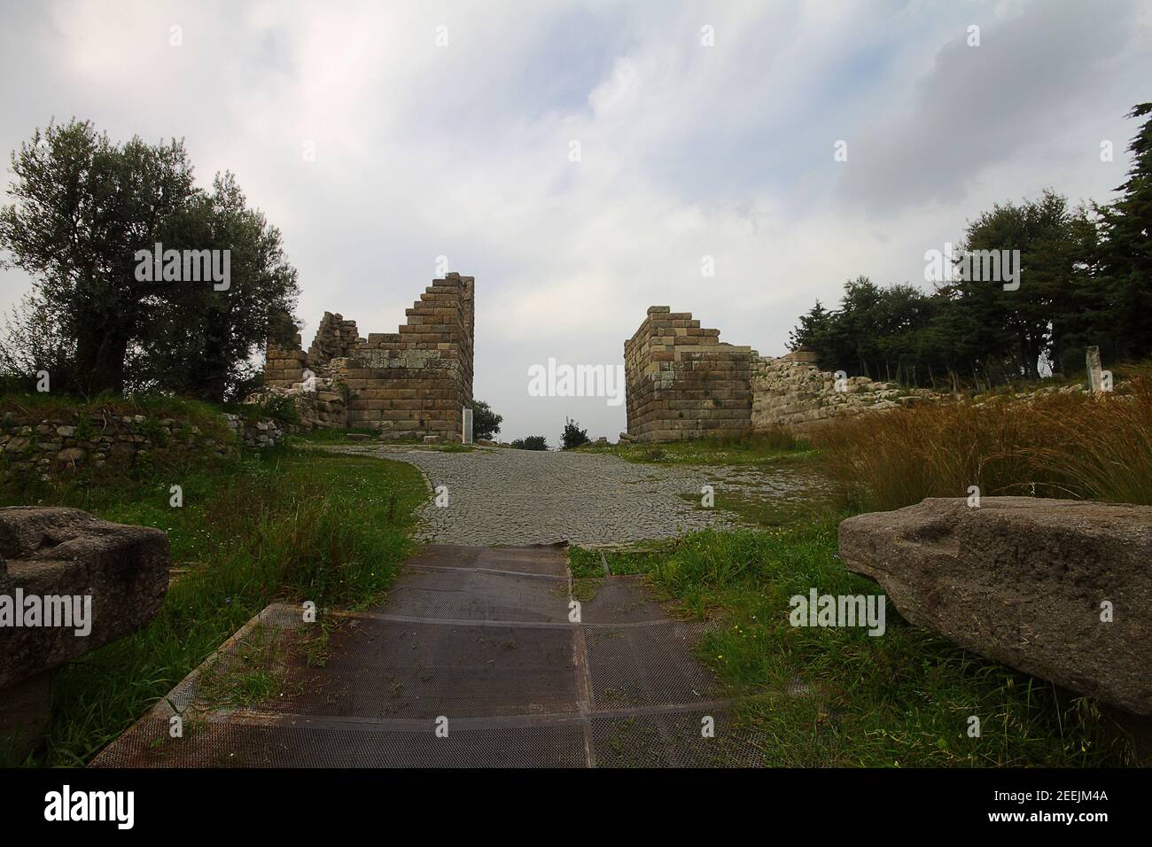 Historic site of Myndos gate the only surviving gate of the ancient ...