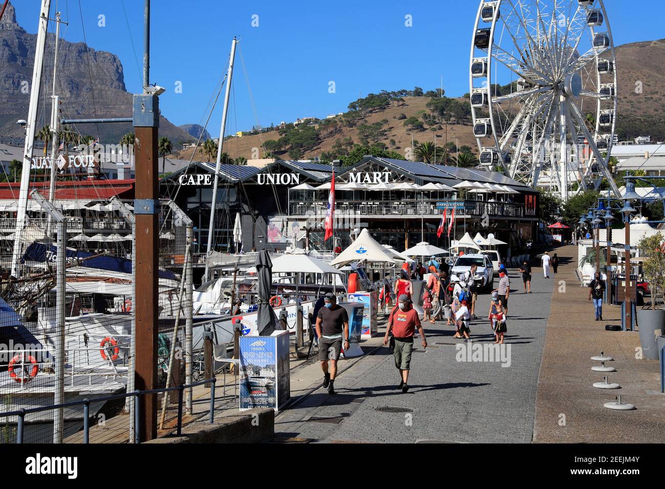 The V&A Waterfront, Cape Town,Western Cape Province, South Africa Stock ...