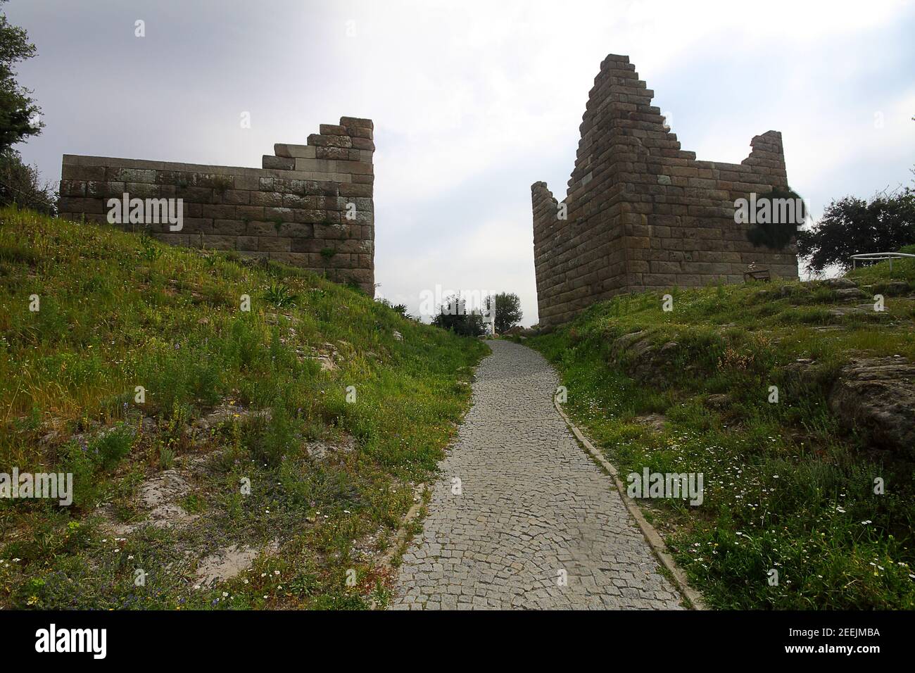 Historic site of Myndos gate the only surviving gate of the ancient ...