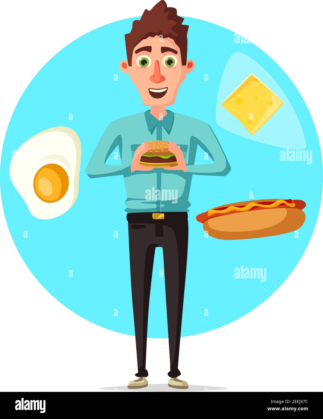 Fastfood manager Stock Vector Images - Alamy