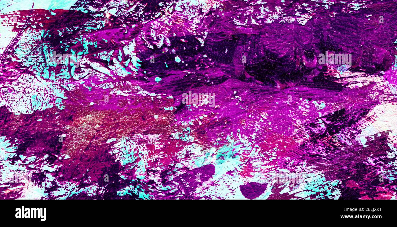 Abstract contemporary art paint illustration. Colorful artistic drawing ...