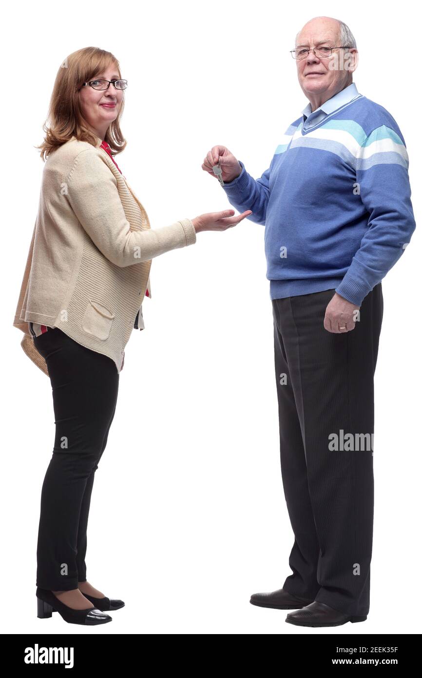 Couple at estate agent Cut Out Stock Images & Pictures - Alamy