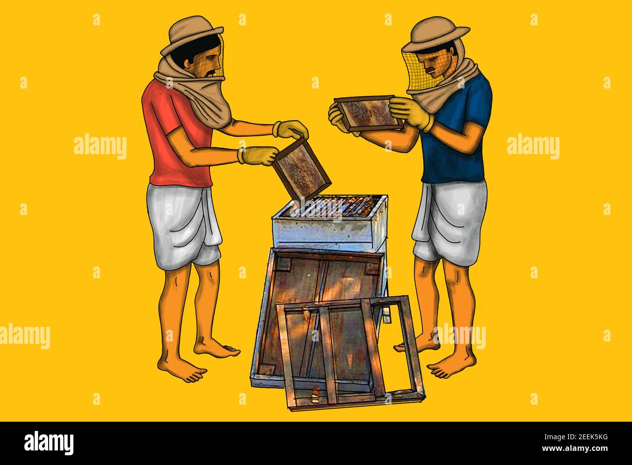 Humans and bees hi-res stock photography and images - Alamy