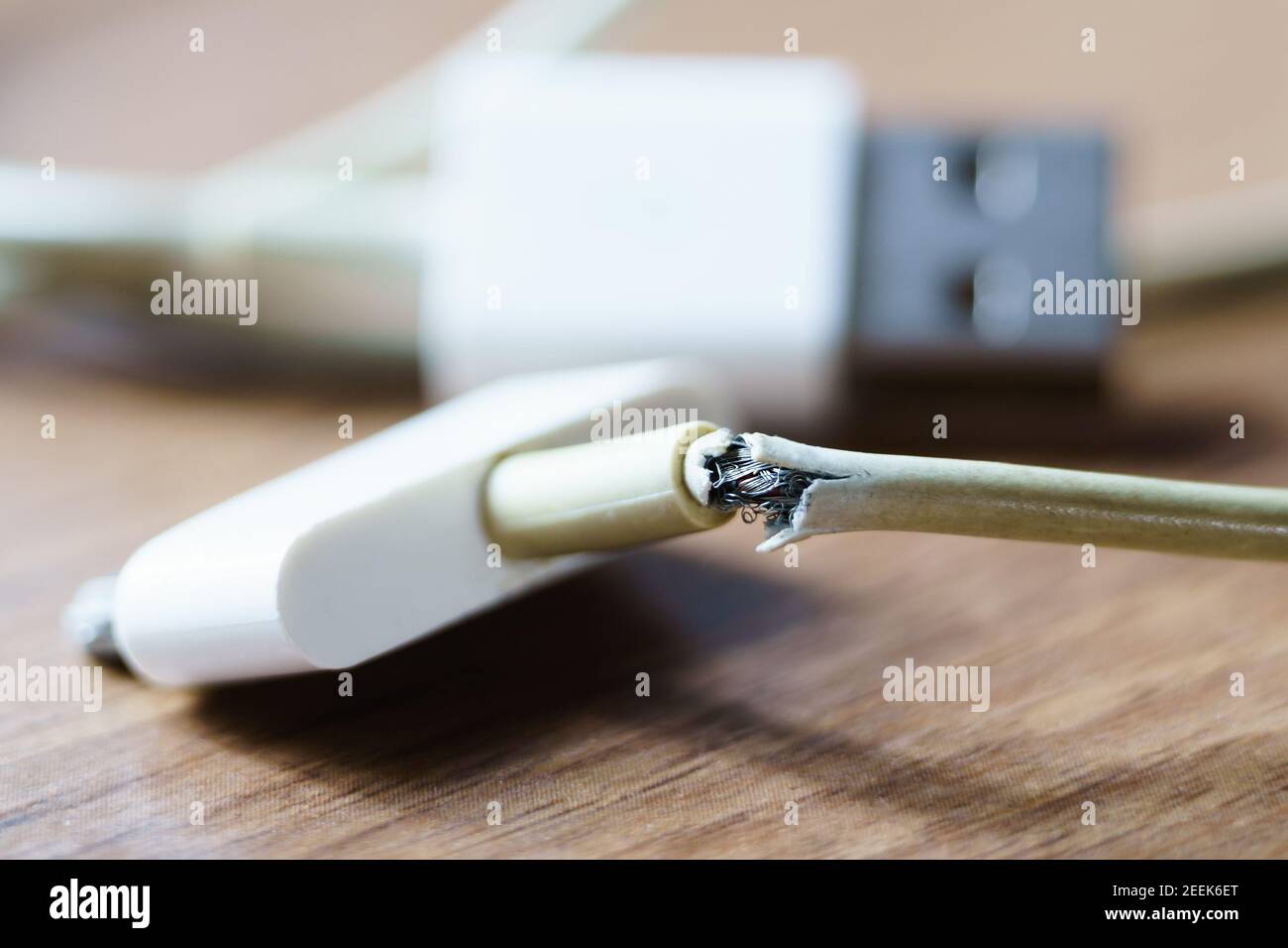 Frayed wire hi-res stock photography and images - Alamy