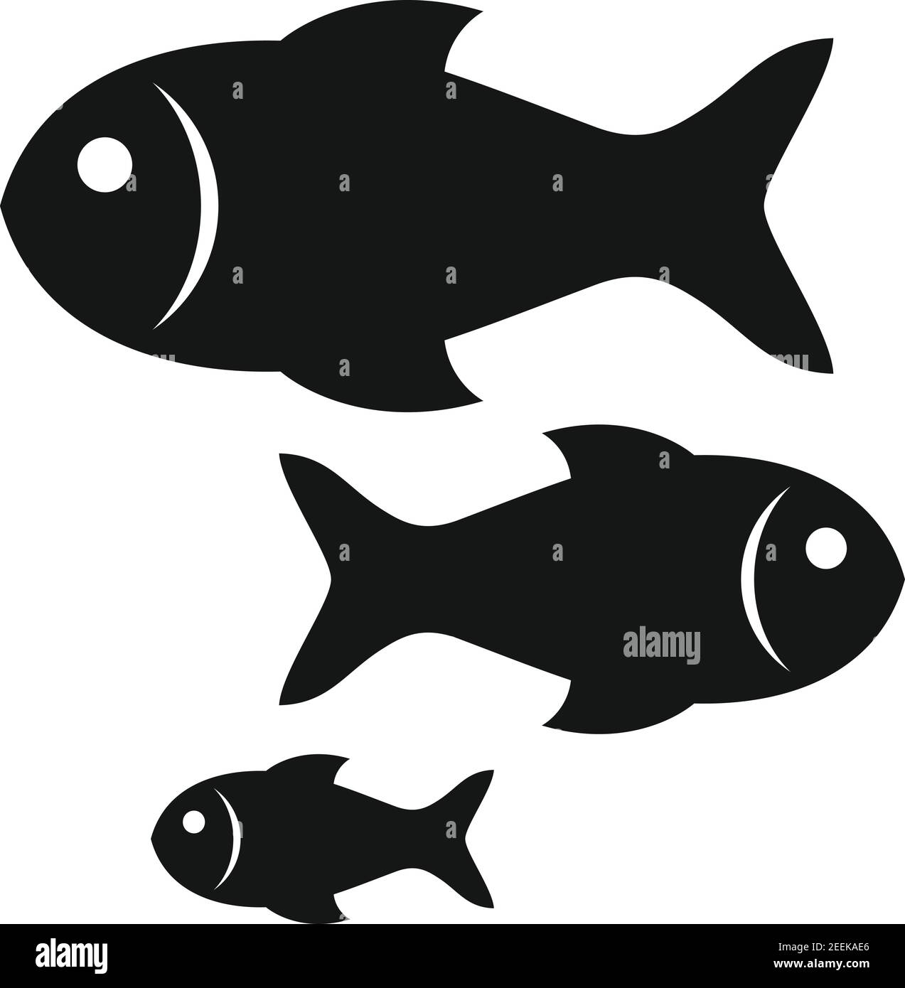 Sea fish icon, simple style Stock Vector Image & Art - Alamy