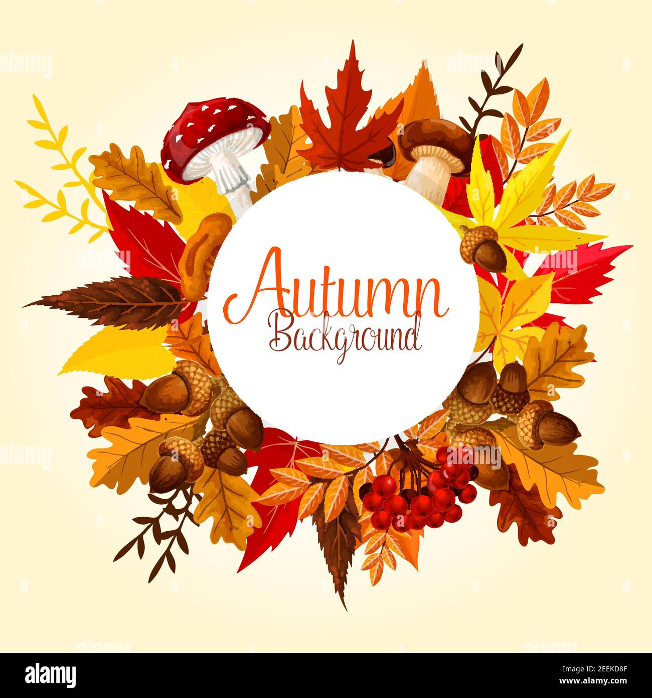 Yellow fallen leaf tree Stock Vector Images - Alamy